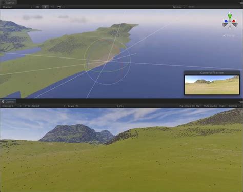 Procedural Terrain Generation Occlusion Culling Runity3d