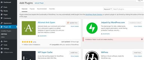 Could Not Create Directory Error In Wordpress W3 Mind