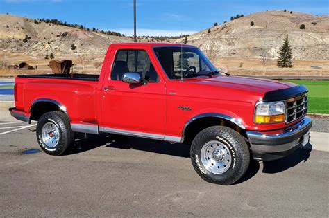 No Reserve 1995 Ford F 150 Xlt Flareside 58l 4x4 For Sale On Bat