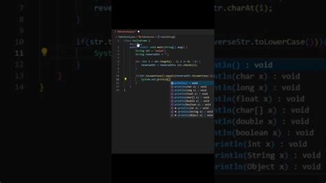Chamath Weerarathne On Linkedin Check Palindrome String In Java Java Shorts Programming