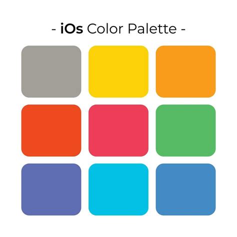 Vector Color Palette Set Design Template Multi Color 23955148 Vector