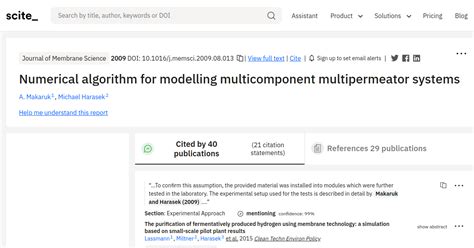 Citation Report Numerical Algorithm For Modelling Multicomponent