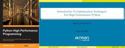 Rim E On Linkedin Python Optimization Pythondeveloper