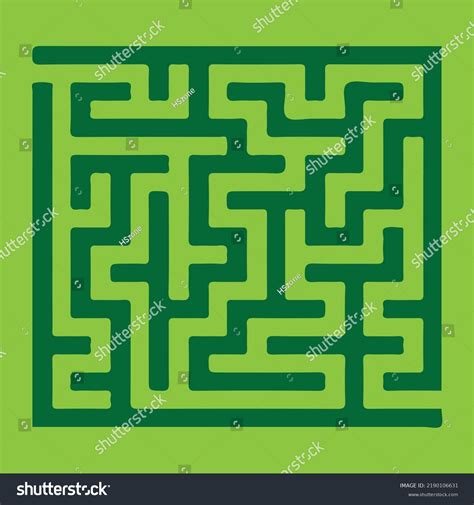 Maze Vector Illustration Maze Image Clip Stock Vector Royalty Free