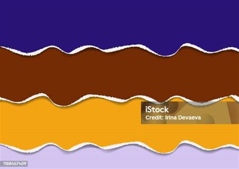 가장자리 주위에 찢어진 종이의 색깔 조각의 밝은 배경 창조적 인 추상파 설계용 템플릿입니다 0명에 대한 스톡 벡터 아트 및 기타