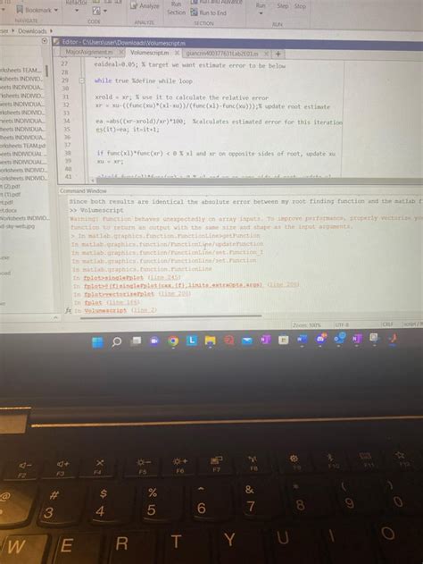 Anyone Have Any Idea Why Im Getting This Error Rmatlab