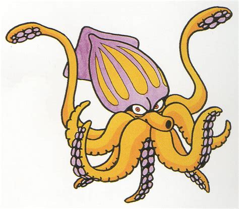 Tentacular Dragon Quest Drawn By Toriyama Akira Danbooru
