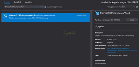 使用 C 將 Word 檔 docx doc 轉換為 PDF Yowko s Notes