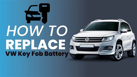 How To Replace Battery On A VW Key Fob VW Key Fob Battery