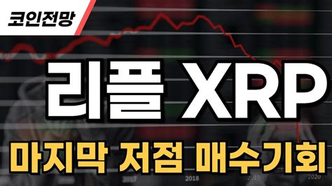 리플 Xrp 마지막 저점 매수기회 Youtube