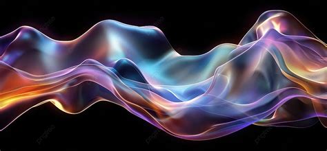 colorful abstract waves of light creating a dynamic and fluid visual