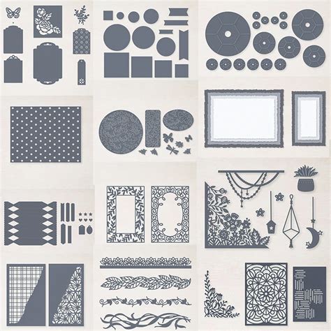 세련된 모양 장식 조각 멋진 프레임 죽을 섬세한 가장자리 절단 죽을 예쁜 팝업 Scrapbooking 카드에 대한 Diecut 공예품 새로운 2022 Aliexpress