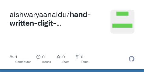 Github Aishwaryaanaidu Hand Written Digit Classification