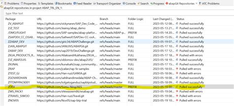 import content from abapgit repository into the bt sap community