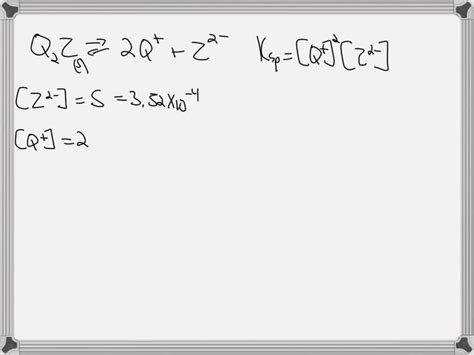 SOLVED An Ionic Substance With The Formula Of AX Has A Molar Solubility Of X What Is The
