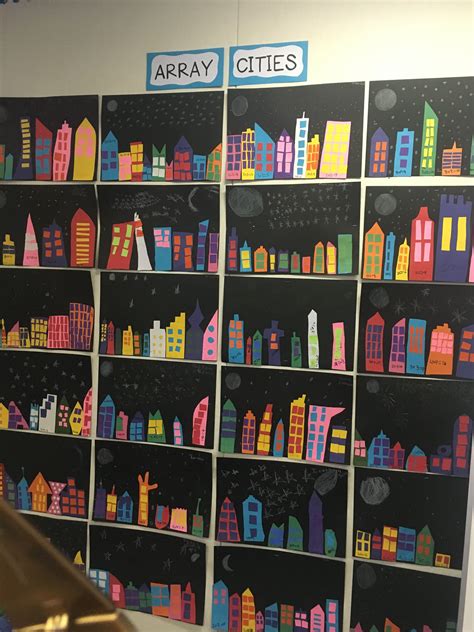 Multiplication Art Projects Open House Art Projects City Craft