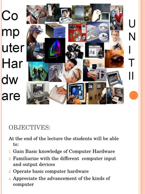Unit Ii Computer Hardware Pdf Read Only Memory Computer Data Storage