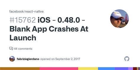 Ios 0480 Blank App Crashes At Launch · Issue 15762 · Facebook