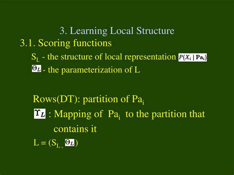 Ppt Learning Bayesian Networks With Local Structure Powerpoint