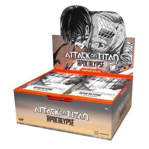 Attack On Titan Apocalypse Booster Box Attack On Titan Apocalypse