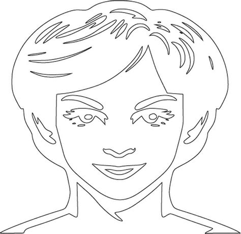 Premium Vector A Beautiful Girl Face