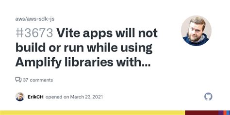 Vite Apps Will Not Build Or Run While Using Amplify Libraries With Aws Sdk · Issue 3673 · Aws