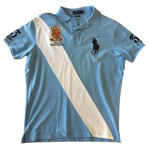 Polo Ralph Lauren Shirts Blue Cotton Ref143667 Joli Closet