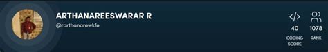 Arthanareeswarar Ravi On Linkedin Coding Problemsolving