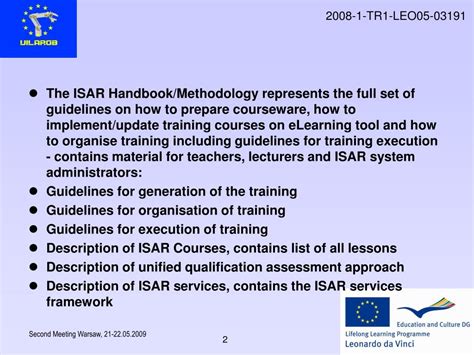 PPT WP2 Presentation Of ISAR System Methodology Discussion PowerPoint Presentation ID