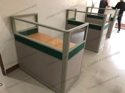 Modular Cubicle With Glass Office Partition On Carousell