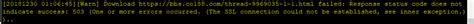 Dotnet In Centos ErrorThe SSL Connection Could Not Be Established See Inner