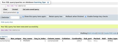 Performance Is This The Proper Use Of A Mysql Index Why It Seems