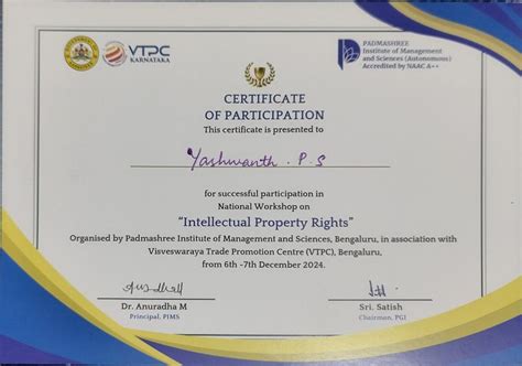 P S Yashwanth On Linkedin Happy To Share That I Have Participated In National Workshop On