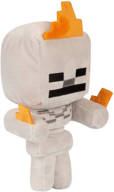 Minecraft Happy Explorer Series 7 Inch Plush Skeleton On Fire