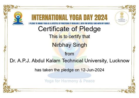 Nirbhay Singh On Linkedin International Yoga Day 2024