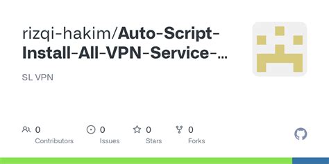 GitHub Rizqi Hakim Auto Script Install All VPN Service VPS SL VPN