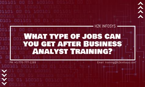 What Type Of Jobs Can You Get After Business Analyst Training H2k