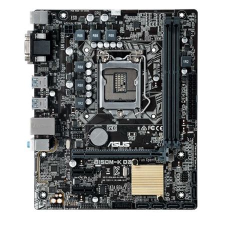 Asus B150M-K D3 DDR3 Intel B150 Chipset LGA1151 DDR3 Skylake Micro-ATX ...