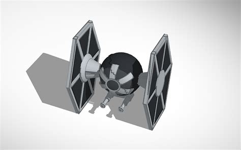3d Design Tie Fighter Tinkercad