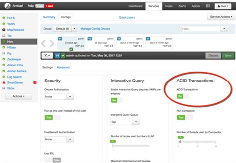 Creating Hive Acid Transaction Tables Hortonworks Data Platform