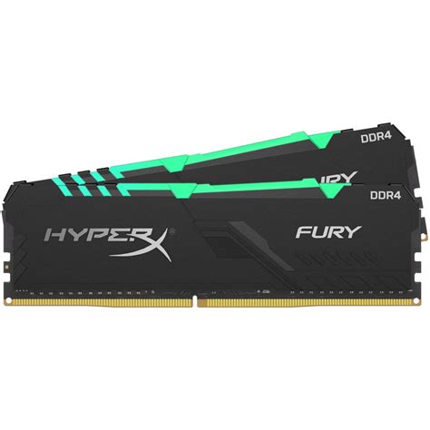 Kingston 16GB DDR4 3200 Hyper X RGB Fury Memory Module With Heatsink CL16 Kit Of 2 GeeWiz