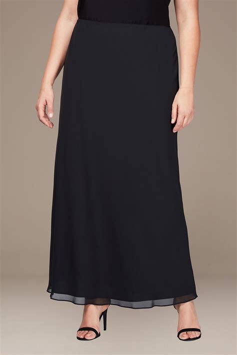 Plus Size A Line Chiffon Skirt Davids Bridal