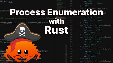 Rust Malware Development Process Enumeration And The Rust Windows Api Youtube