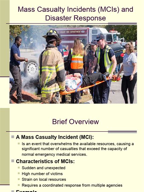 Mass Casualty Incidents Mcis And Disaster Response Pdf Emergency
