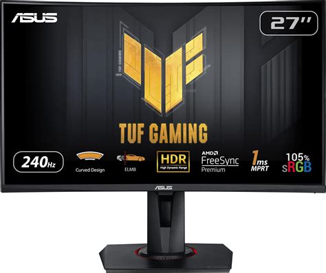 ASUS TUF Gaming VG VQM tums full HD böjd skärm Hz ms MPRT FreeSync Premium VA