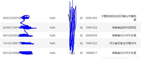 数据挖掘：使用pythonpandas处理身份证号数据，获得对应省份籍贯、生日和性别pandas通过身份证号列提取生日性别 Csdn博客