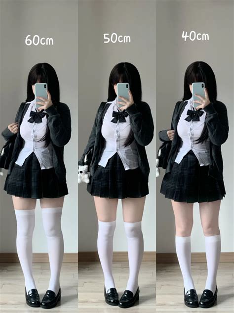 160 120｜jk袜子不同颜色、长度真实对比