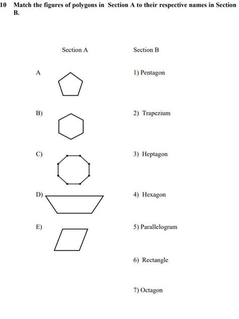 Names Of Polygons 1 10