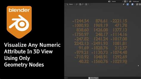 How To Build A Real Attribute Visualizer Using Geometry Nodes Lesterbanks
