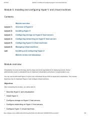 Mastering Hyper V Installation And Configuration Guide Course Hero